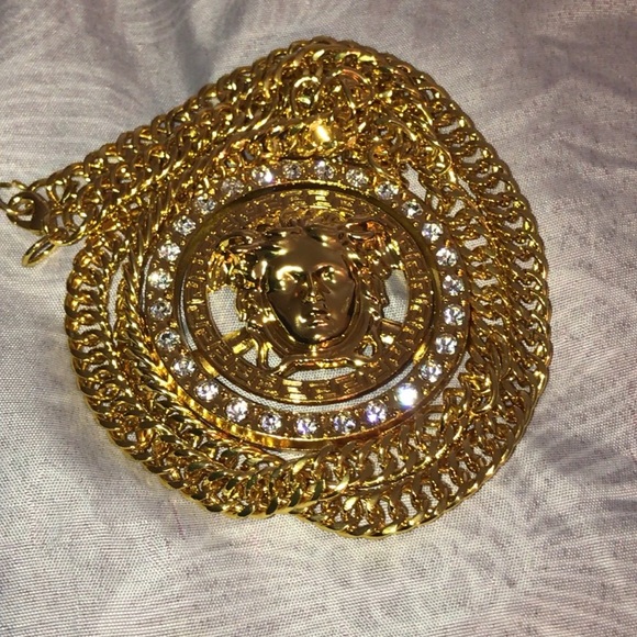 Accessories | Medusa Chain Gold Necklace | Poshmark